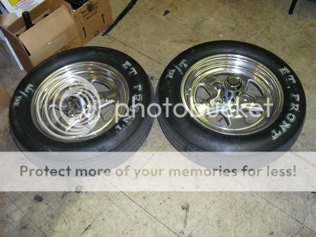 my front 15" skinny wheel & tire