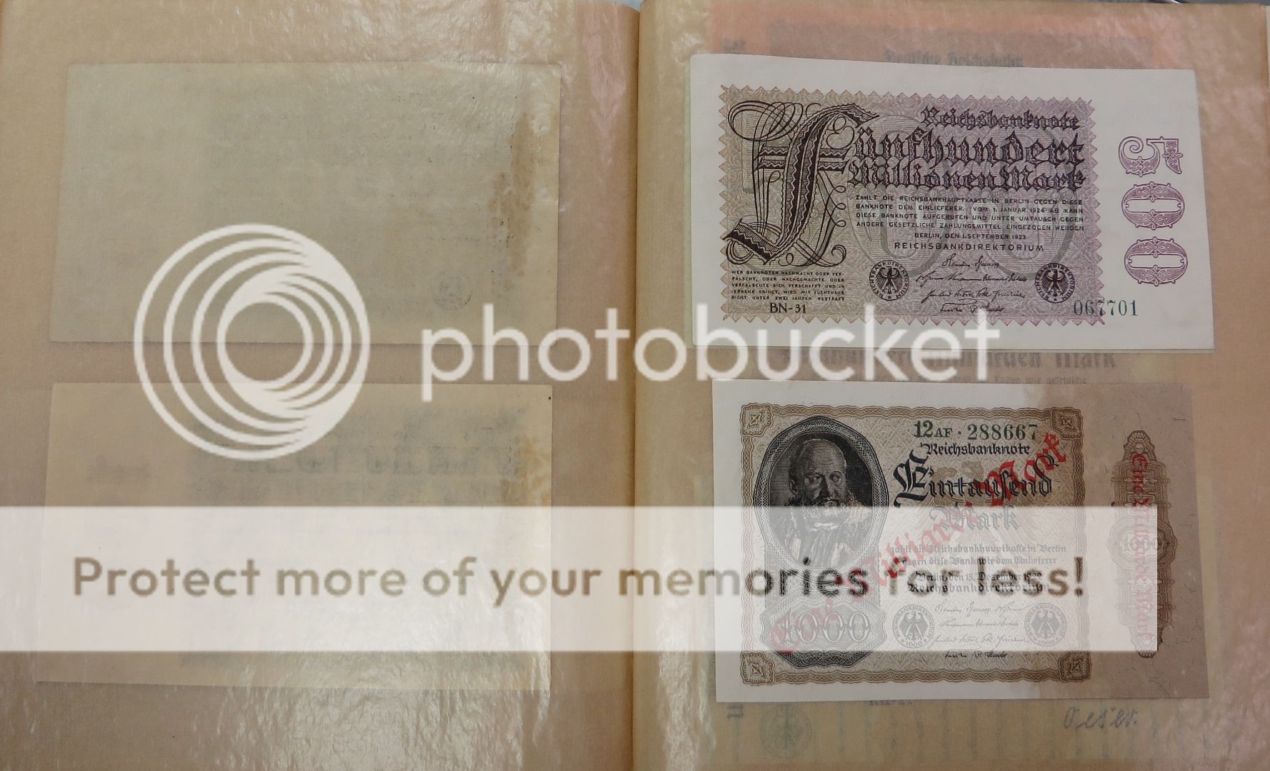 Took Pictures of my Worthless German Notes in Book - Paper Money Forum