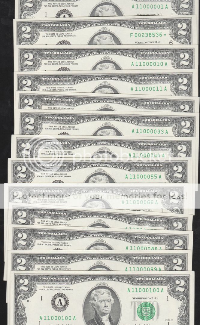 Are These Fancy Serial Numbers ?? - Paper Money Forum